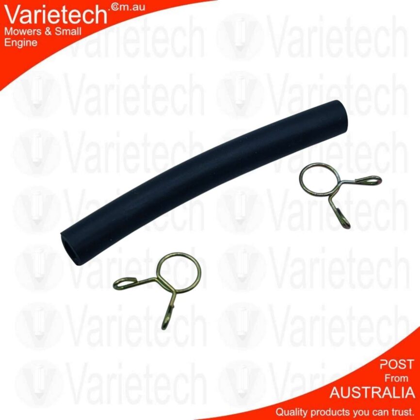 Victa V127 127cc 4-Stroke Replacement Fuel Line & Clips - Varietech 1